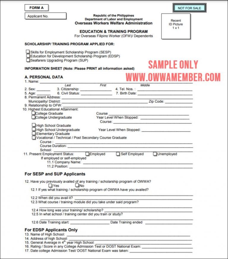 How to Apply OWWA Education for Development Scholarship Program (EDSP ...