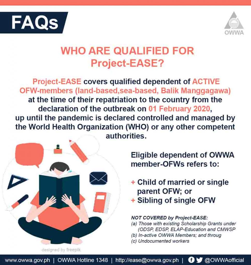 How to Apply OWWA Project EASE Scholarship | OWWA Member