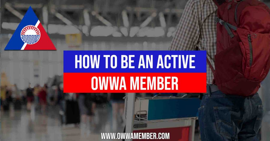 How to Become an OWWA Member? - OWWA Member