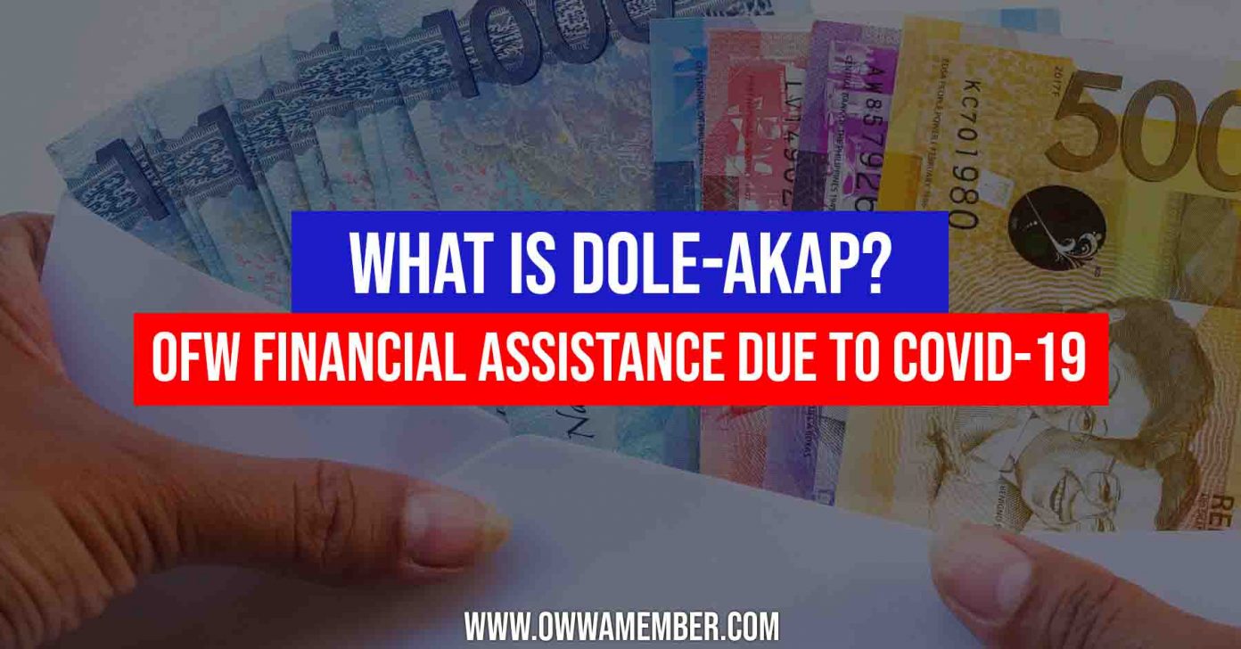 How to Apply DOLE-AKAP Online for OFWs (Php 10,000 COVID-19 Cash ...
