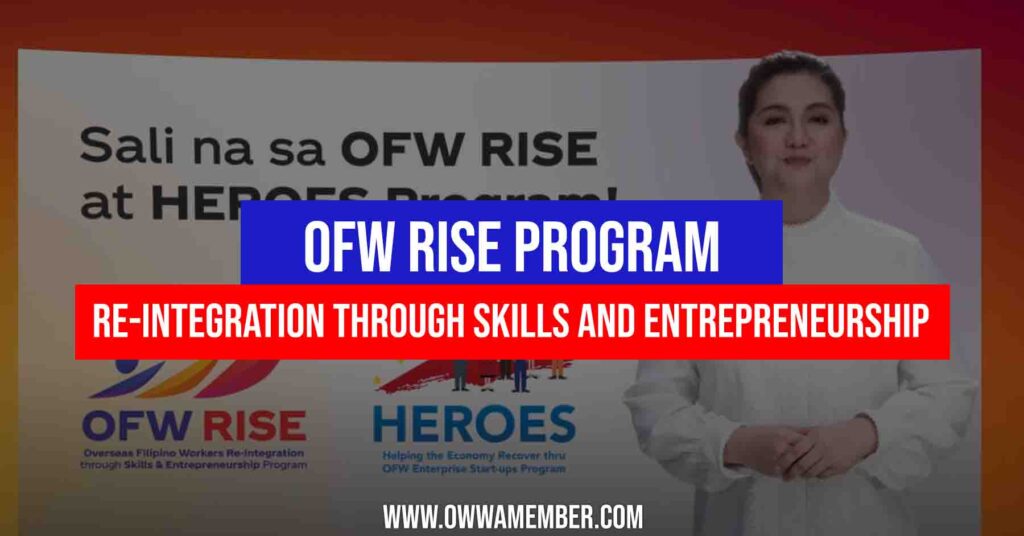 How to Apply OFW RISE Program | OWWA Member