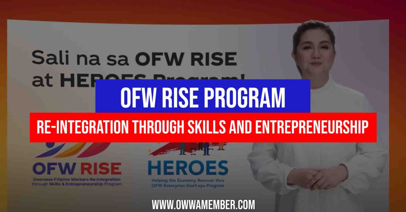 How to Apply OFW RISE Program - OWWA Member