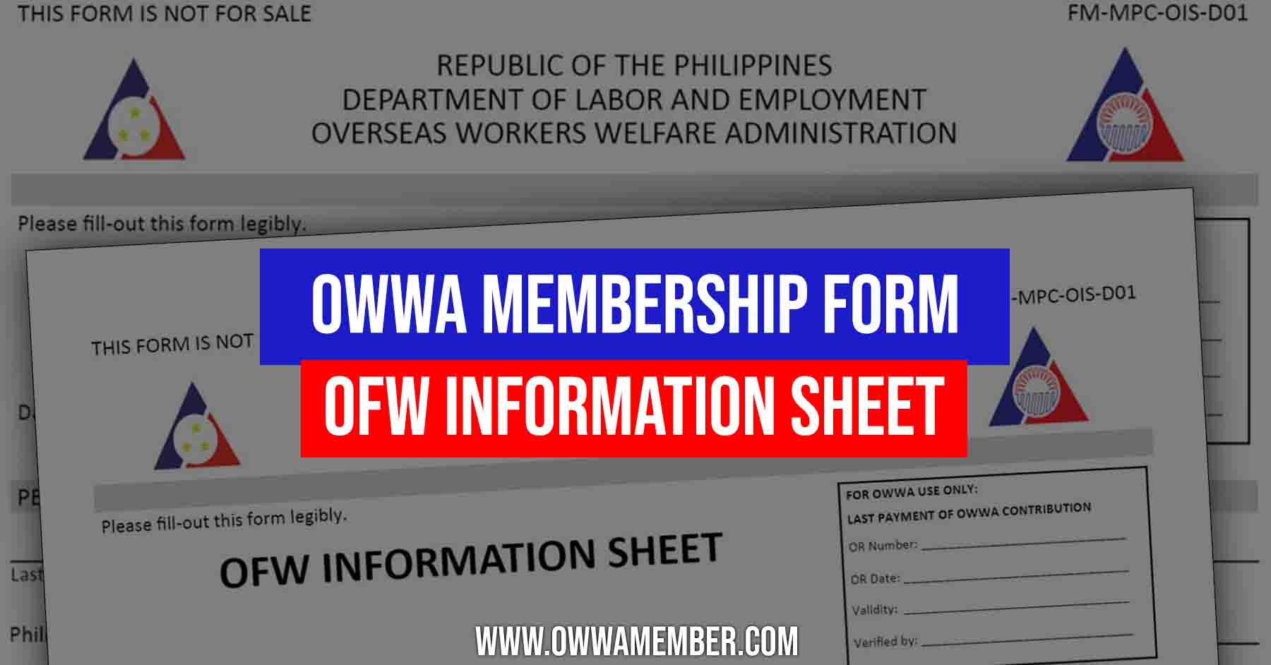 How To Get OWWA Membership Form OFW Information Sheet Online OWWA Member