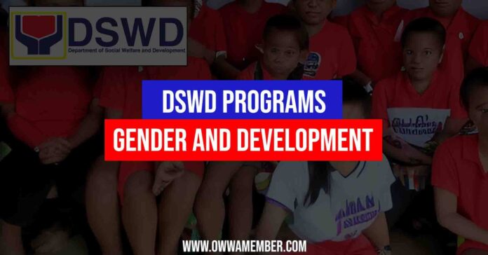 DSWD Gender and Development Program | OWWA Member