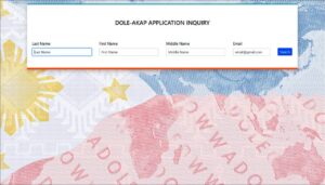 How to Check DOLE-AKAP Tracker Status Inquiry | OWWA Member