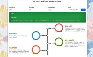 How to Check DOLE-AKAP Tracker Status Inquiry | OWWA Member