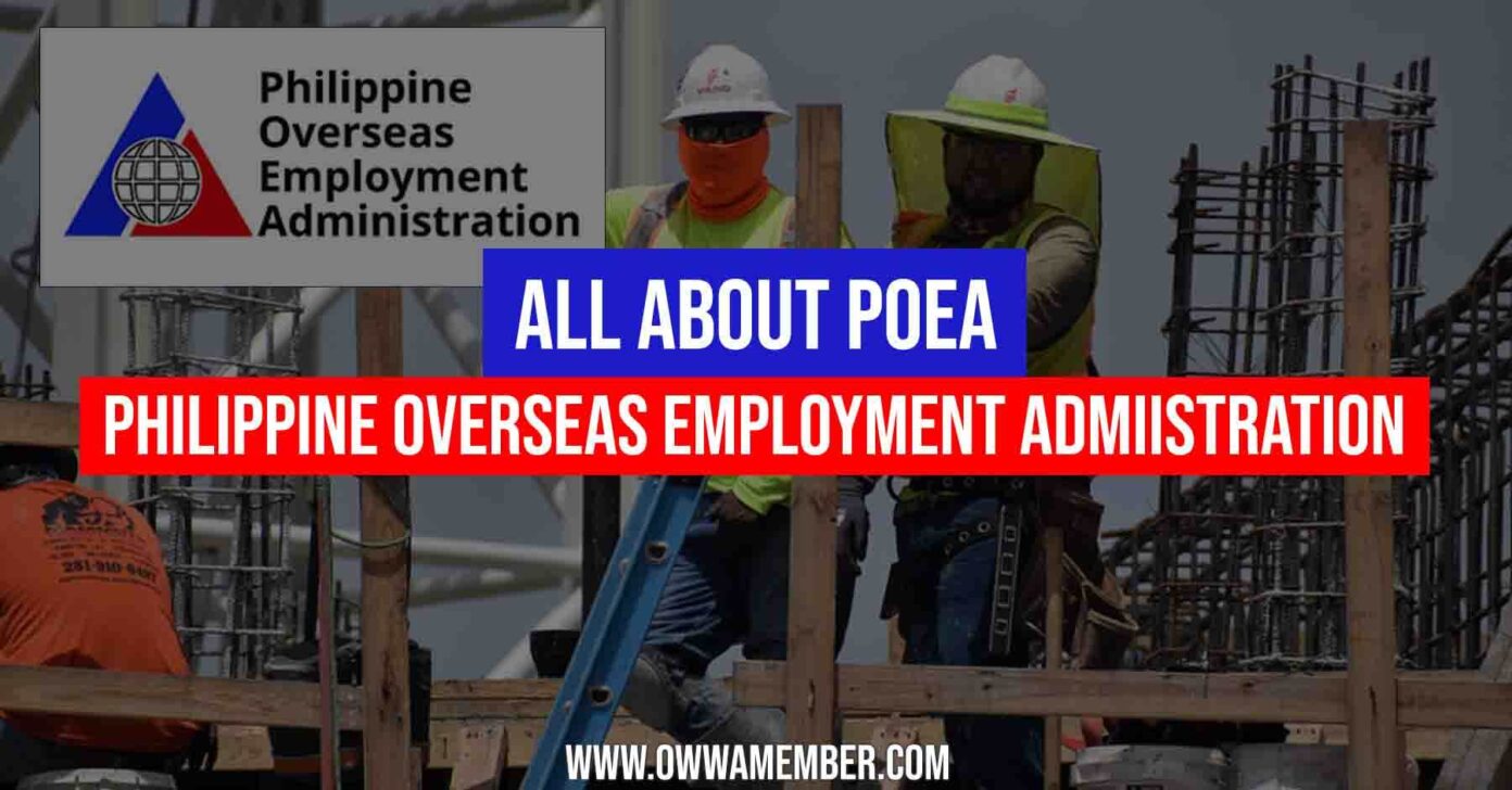 POEA - Philippine Overseas Employment Administration - Purpose ...