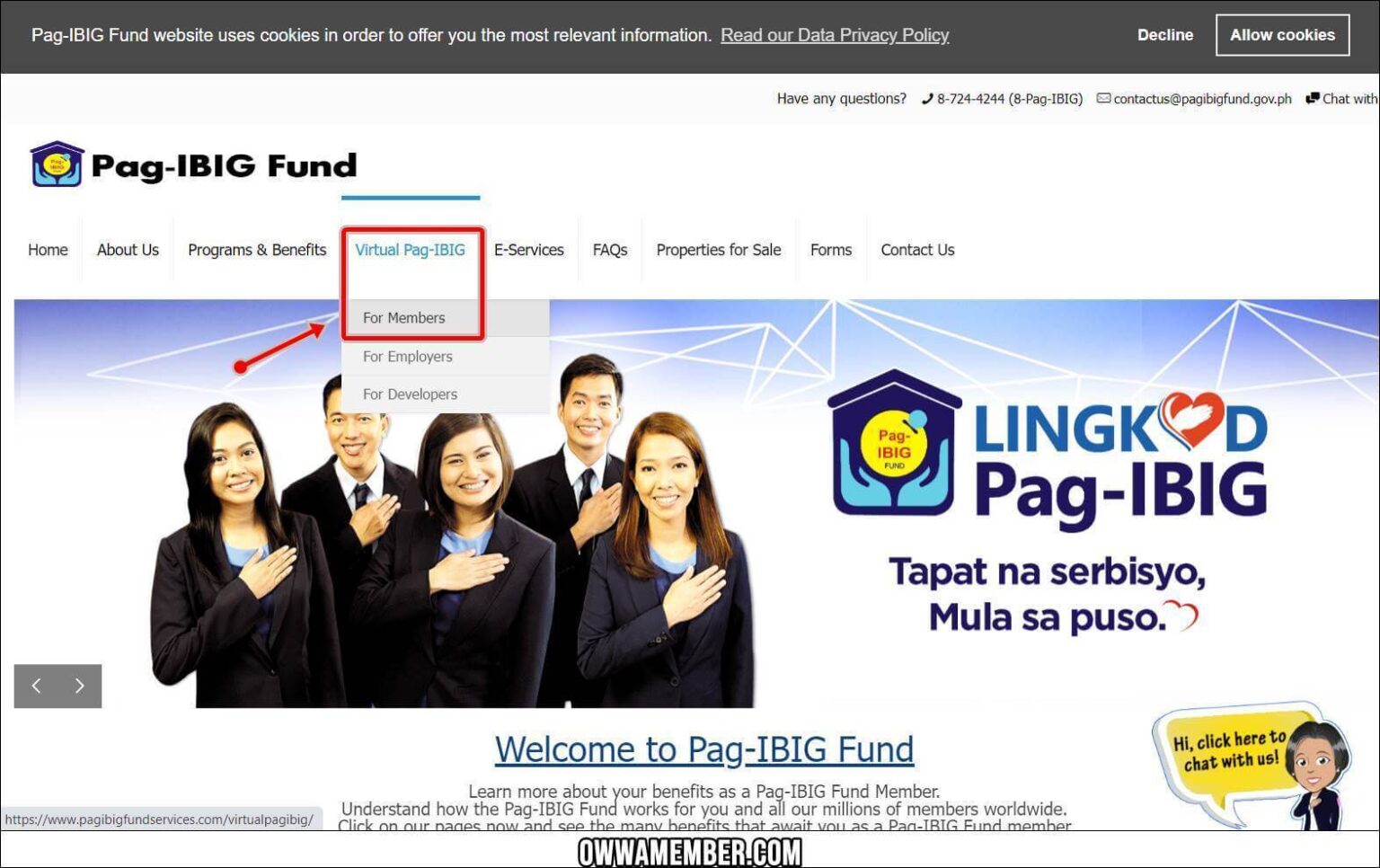 How to Apply and Pay Pag-IBIG Membership in Lebanon - OWWA Member