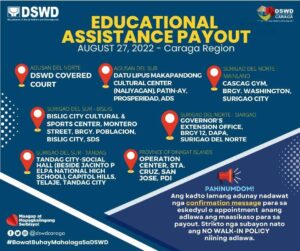 DSWD Educational Cash Assistance CARAGA Region - OWWA Member