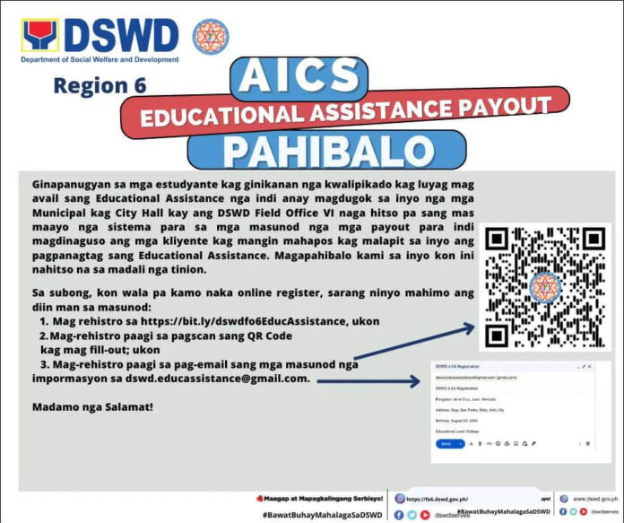 DSWD Educational Cash Assistance Region 6 Western Visayas | OWWA Member