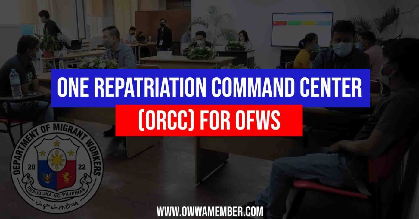 One Repatriation Command Center (ORCC), Faster Way to Help Distressed ...
