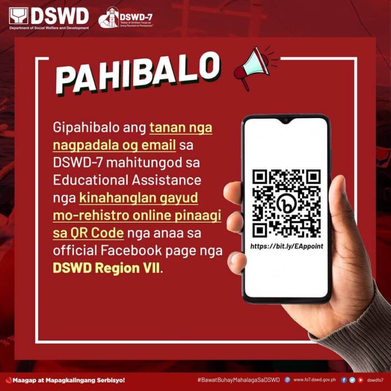 DSWD Educational Cash Assistance Region 7 Central Visayas | OWWA Member