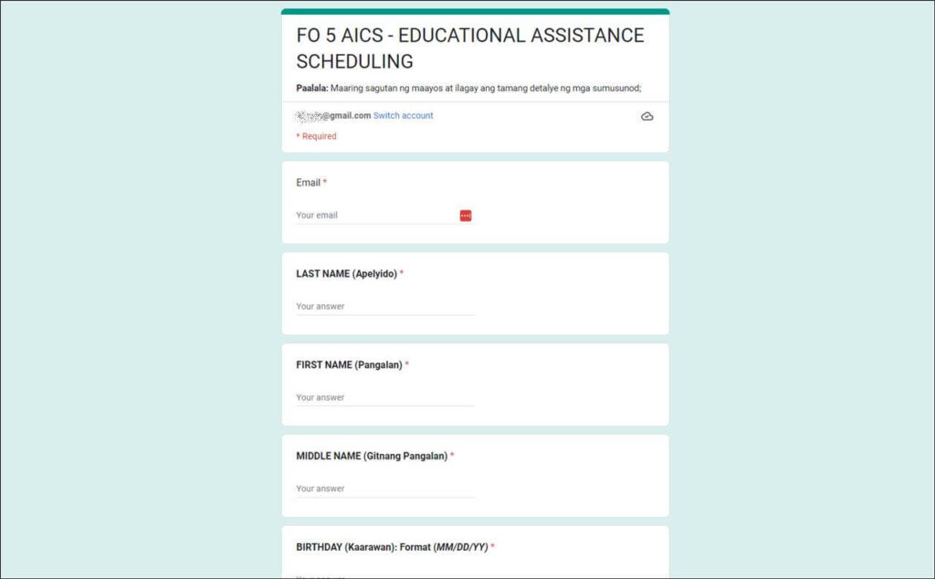 DSWD Educational Cash Assistance Region 5 Bicol - OWWA Member
