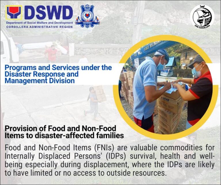 DSWD Disaster Response and Management (DRMB) - OWWA Member