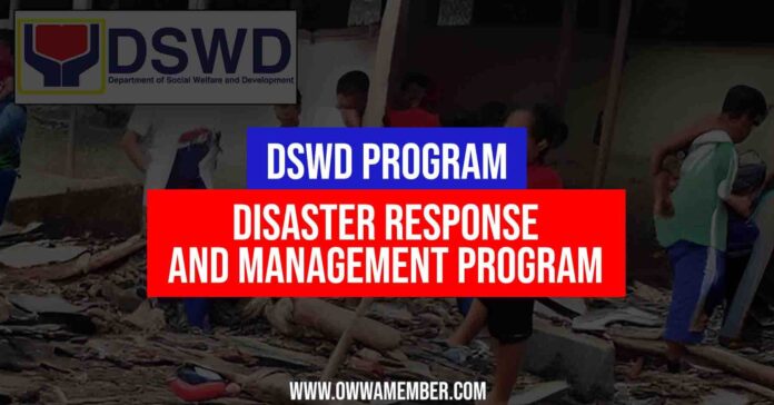 DSWD Disaster Response and Management (DRMB) - OWWA Member