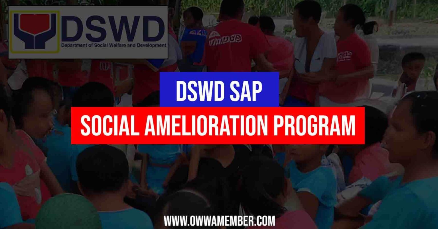 How to Apply DSWD Social Amelioration Program (SAP) - OWWA Member