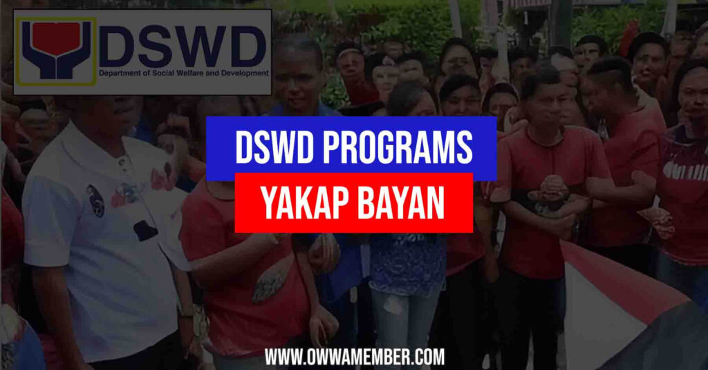 DSWD Yakap Bayan Program to Reform Drug Users | OWWA Member
