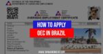 How to Apply OEC: Brazil Online Appointment - OWWA Member