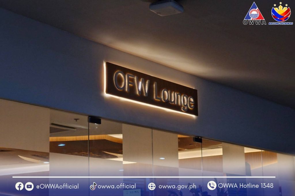 OFW Lounge at NAIA Airport Terminal 1 and 3 | OWWA Member