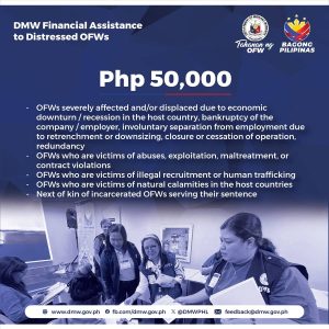 Distressed OFW Financial Assistance: Meaning, Benefits and Programs | OWWA Member