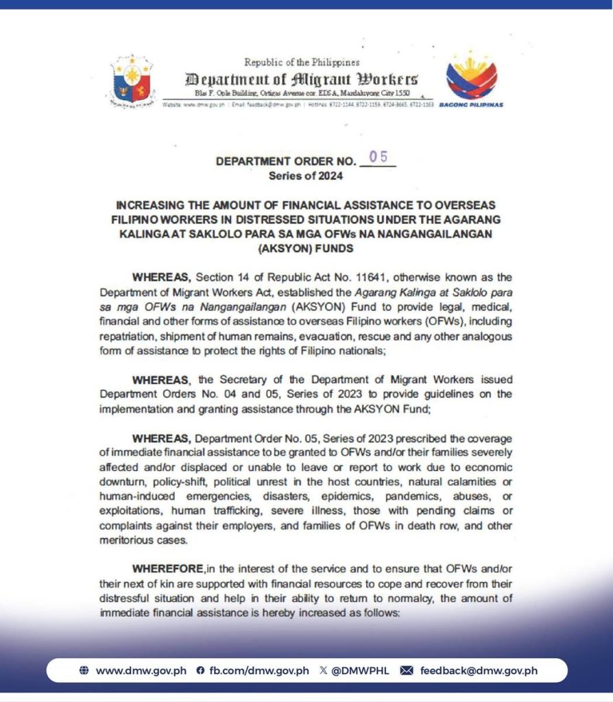 Distressed OFW Financial Assistance: Meaning, Benefits and Programs ...