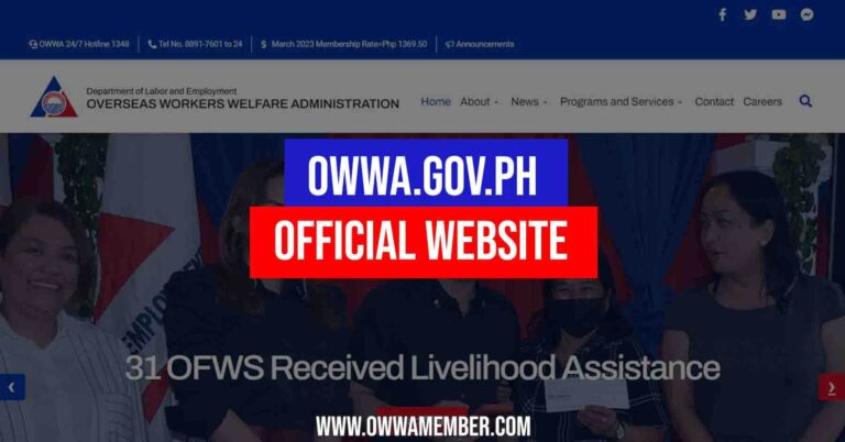 OWWA.GOV.PH - Official Website of Overseas Workers Welfare ...