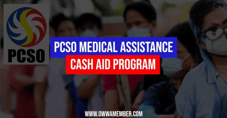 How to Get Cash Aid in PCSO Medical Assistance Program - OWWA Member