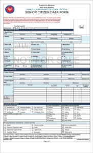 NCSC Data Form PDF Download for Senior Citizens - OWWA Member