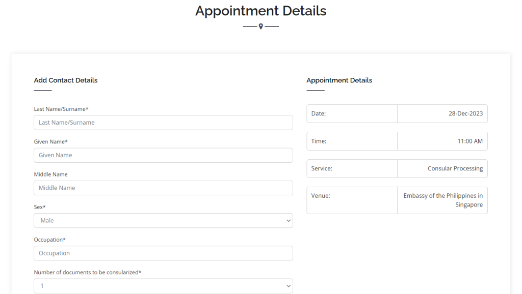 Affidavit of Support & Guarantee in PH Embassy Singapore | OWWA Member
